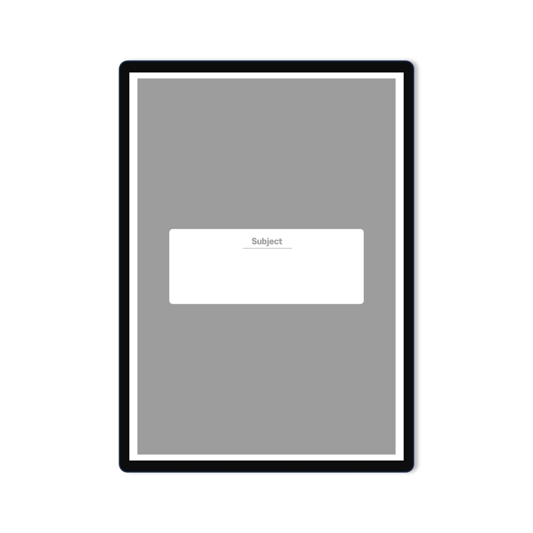 Gray note (portrait version) | Webudding