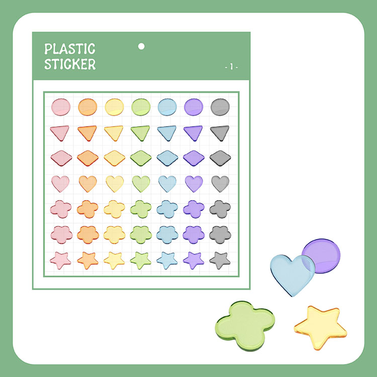 plastic sticker.01 basic shape | Webudding