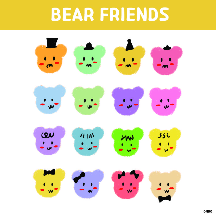 Bear friends | Webudding