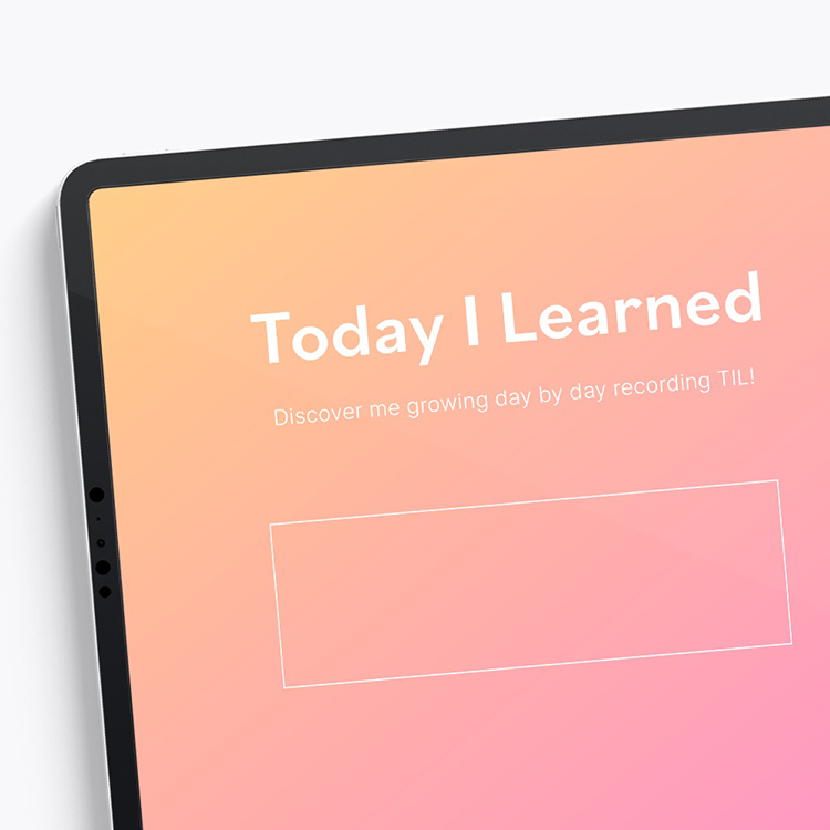 TIL Note (White) | Webudding