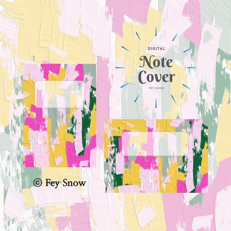 [Abstract Note Cover] my heaven-1 | Webudding