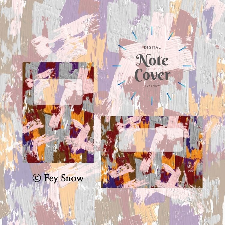 [Abstract Note Cover] one step closer3 | Webudding