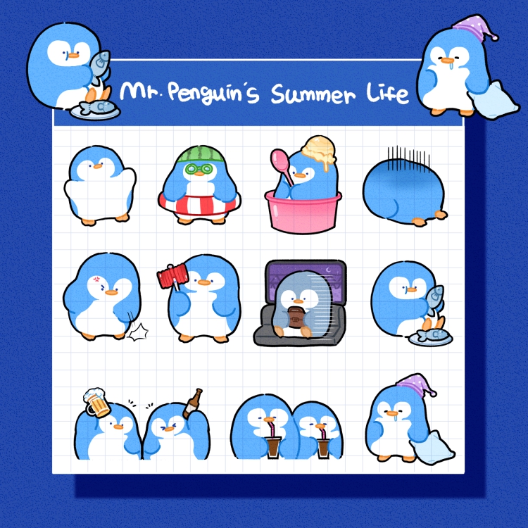Mr. Penguin's Summer Life | Webudding