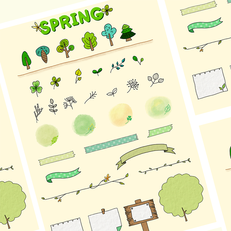 spring sticker | Webudding
