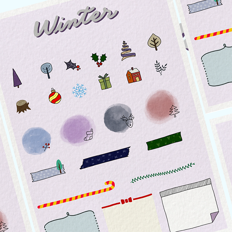 winter sticker | Webudding