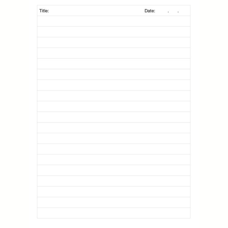 Basic note set_white, sky blue, pink | Webudding