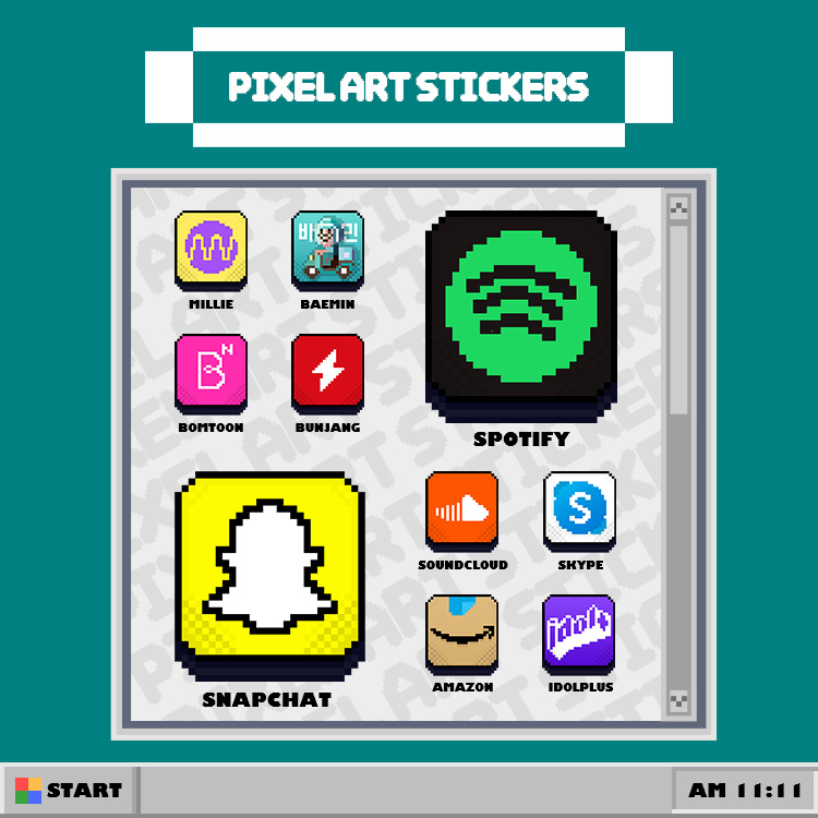Pixel App Icon_part3 | Webudding