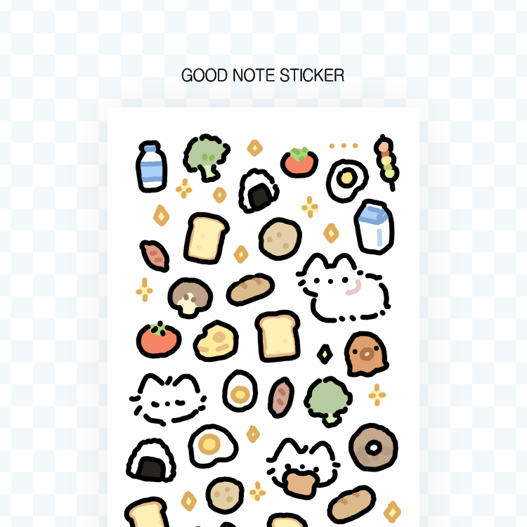 breakfast sticker | Webudding