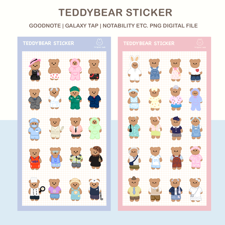 Teddybear sticker | Webudding