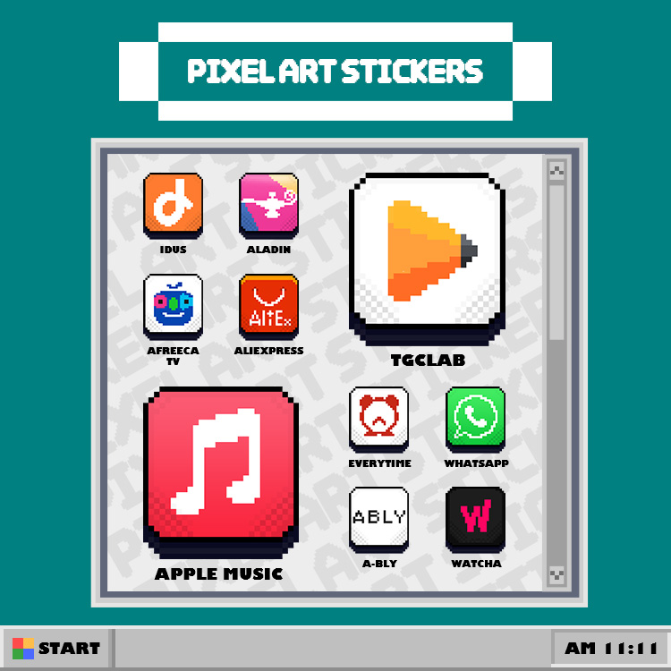 Pixel App Icon_part4 | Webudding