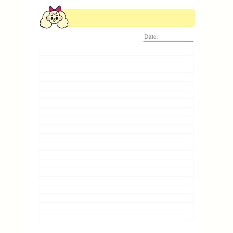 Cocker Spaniel basic note_White | Webudding