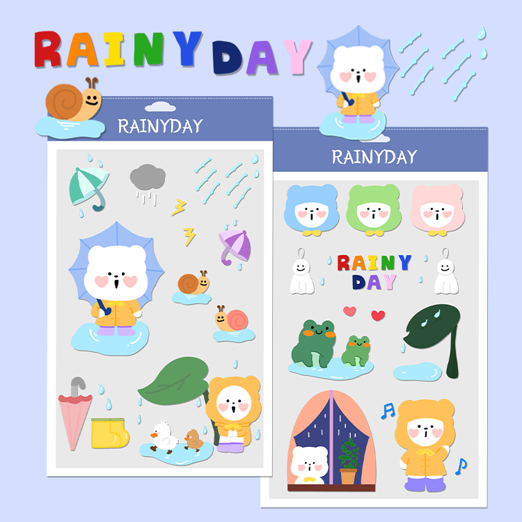 rainyday sticker | Webudding