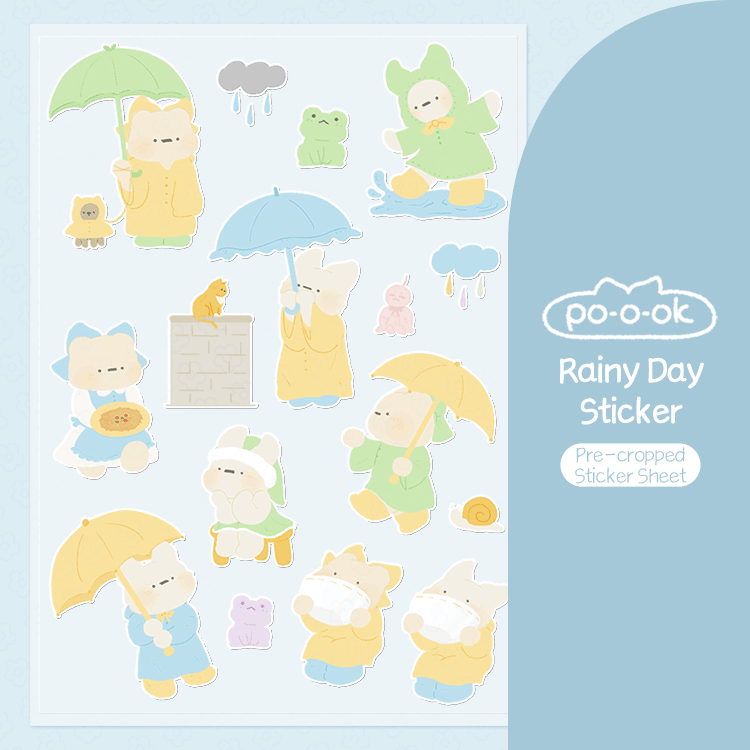 Rainy Day Sticker | Webudding