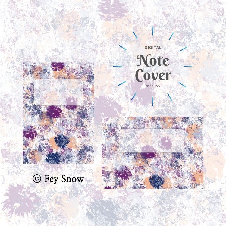 [Note Cover] flower garden abstract art (5/5) | Webudding