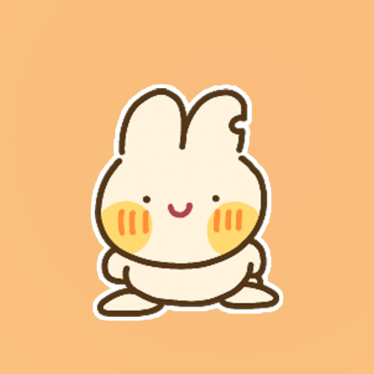 superbly bunny sticker pack | Webudding