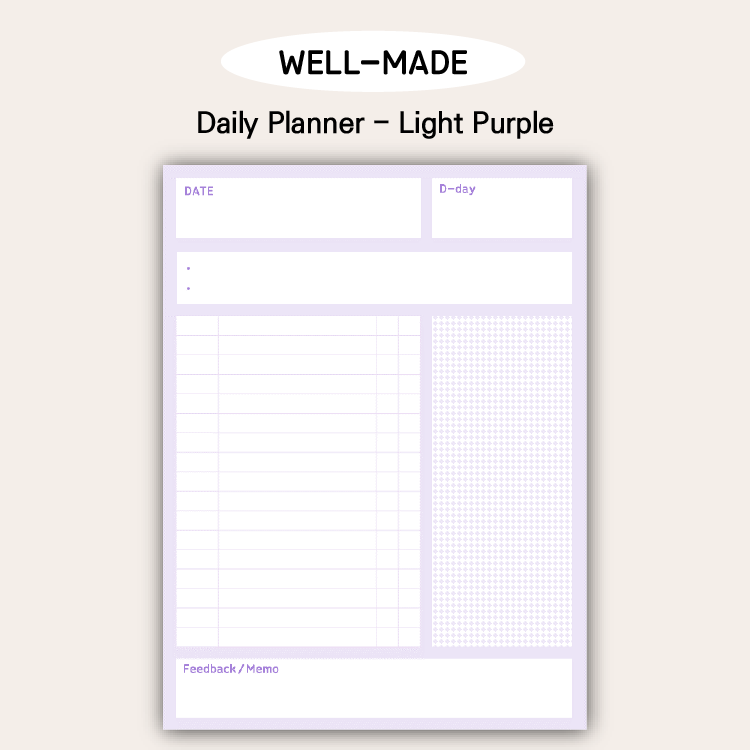 Daily Planner | Webudding