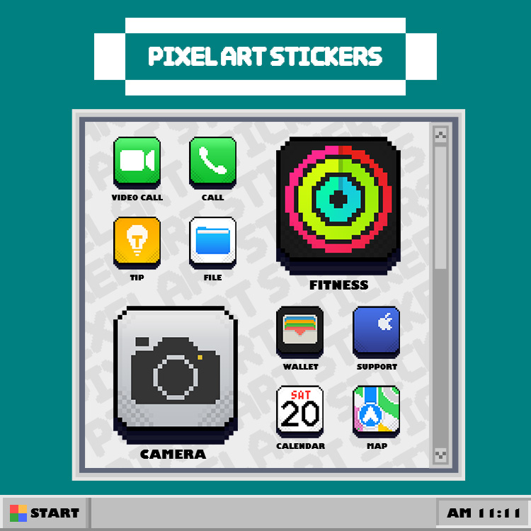 Pixel App Icon_part11 | Webudding