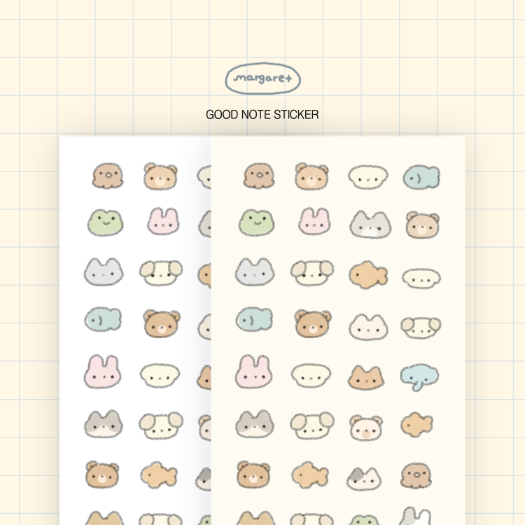 cute&little animals sticker | Webudding