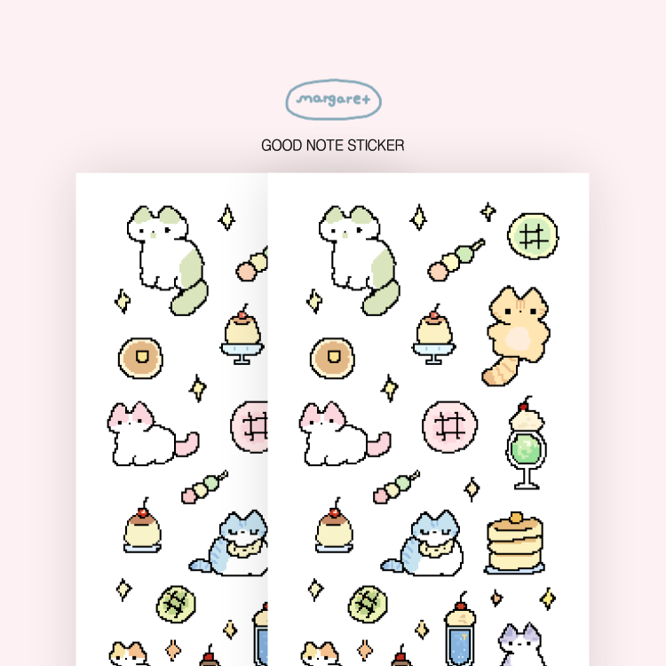 pixel cat sticker | Webudding