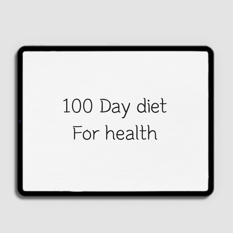 100day diet | Webudding