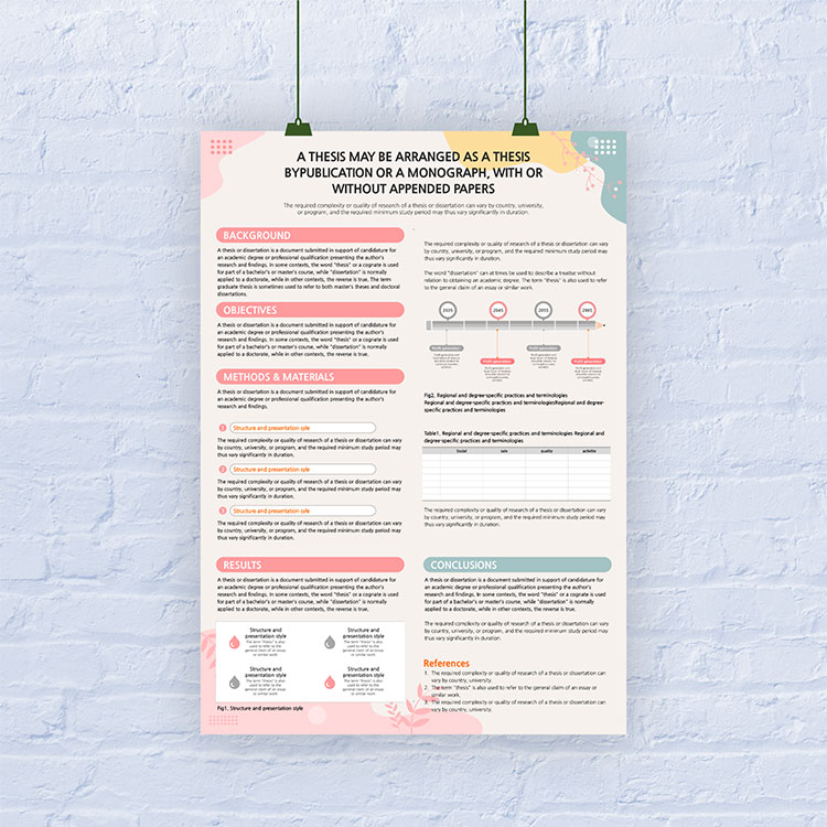 A1(59.4 x 84.1cm) Academic poster ppt template | Webudding