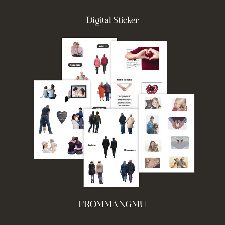 Types Of Love sticker pack | Webudding