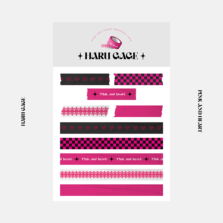 HaruGage Pink and heart | Webudding