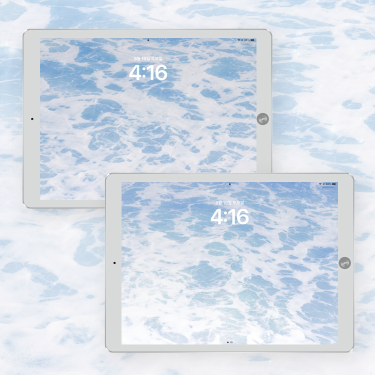 Stars on the surface of water-Ruffled water Ipad Wallpapers | Webudding