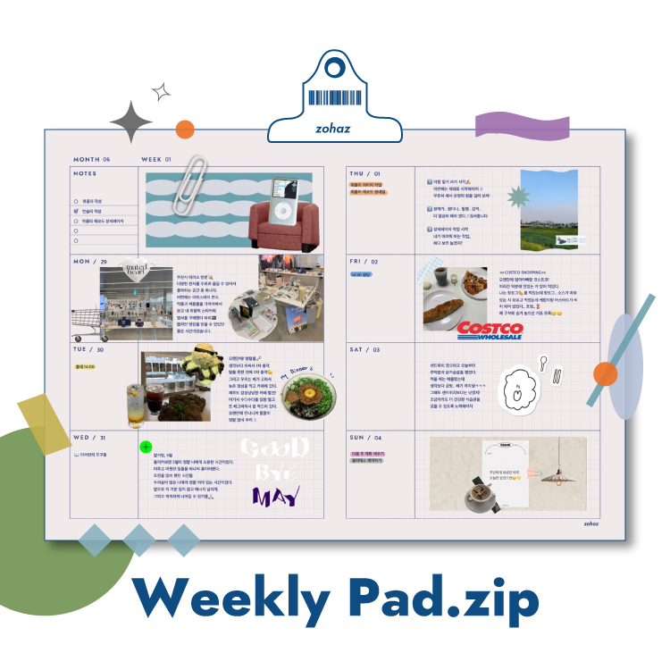 Weekly Pad, Undated Simple Weekly Planner | Webudding