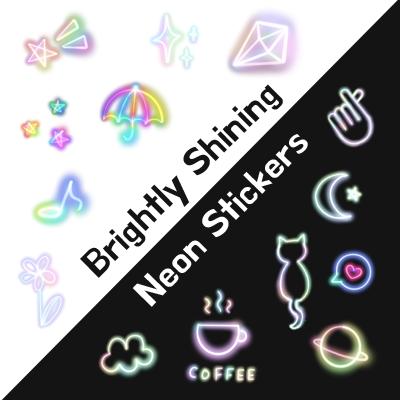 Unusual Project : Neon Stickers | Webudding