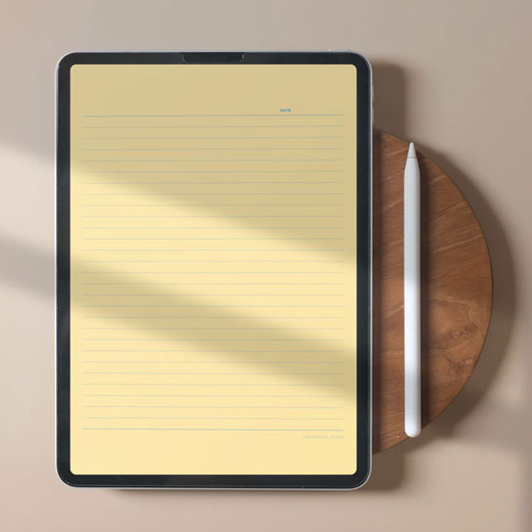 basic note pink oxford yellow | Webudding