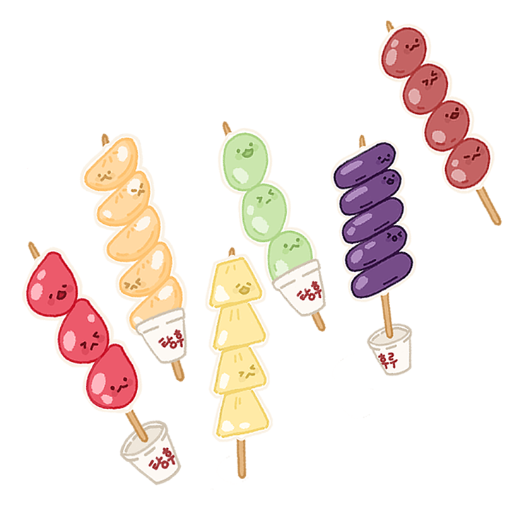 Tanghulu sticker | Webudding