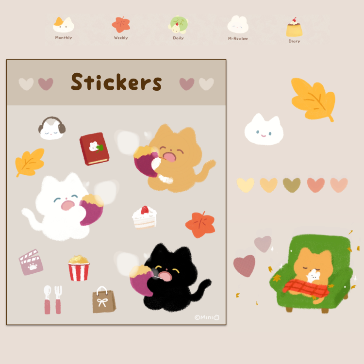 Autumn Cozy Nyan nyan | Webudding