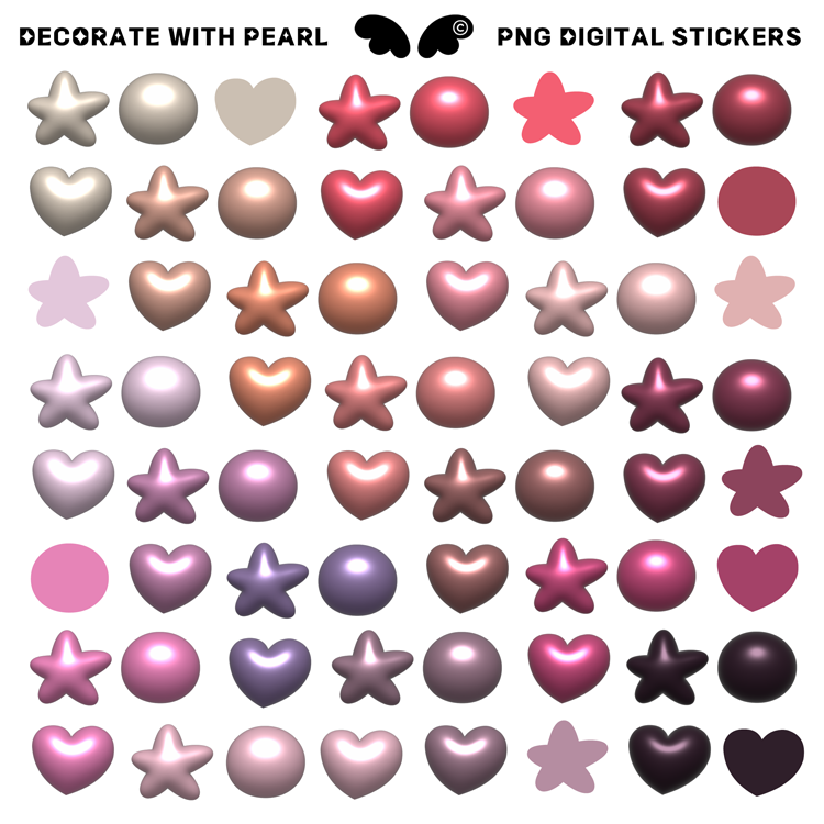 Shiny pearls decoration | Webudding