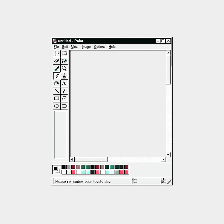 레트로 프레임 스티커 (4가지 스타일) | 위버딩