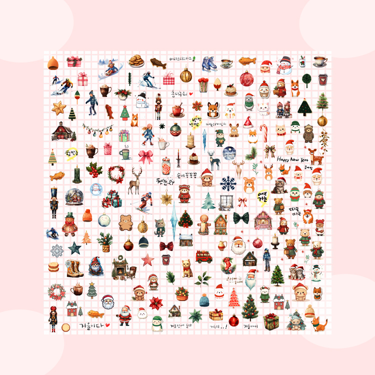 In the snowy winter, Winter Goodnote Sticker | Webudding