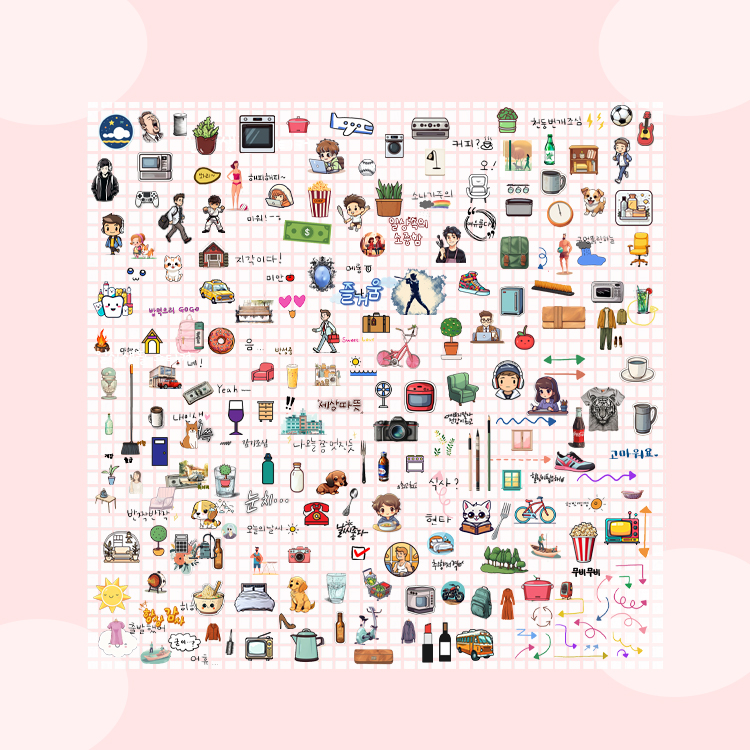 T,Everyday stickers | Webudding