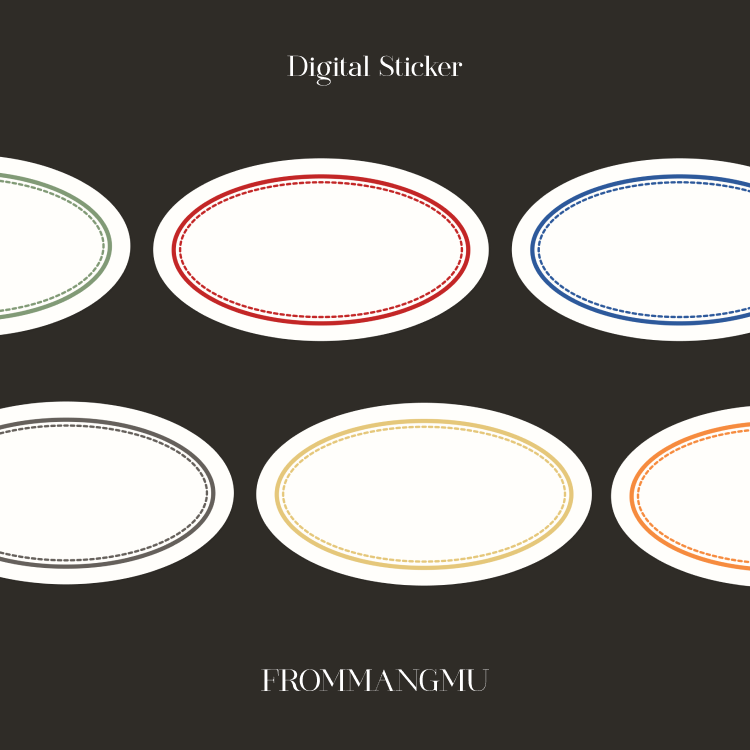 Round label stickers | Webudding