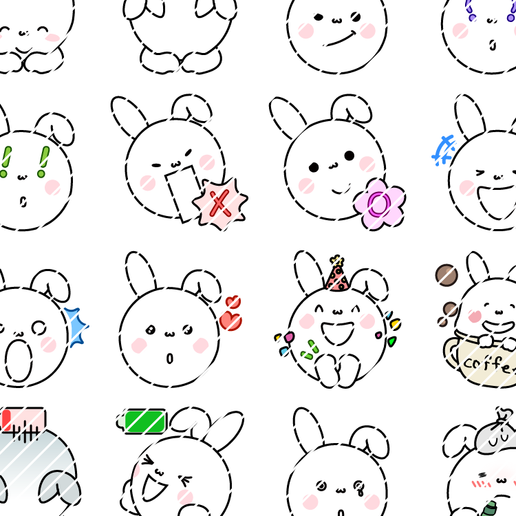 Emotional rabbit_series2 | Webudding