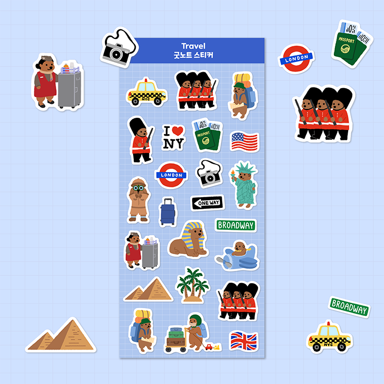 Travel Sticker | Webudding
