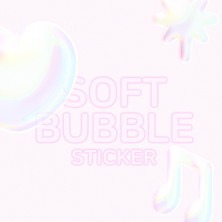 soft bubble sticker | Webudding