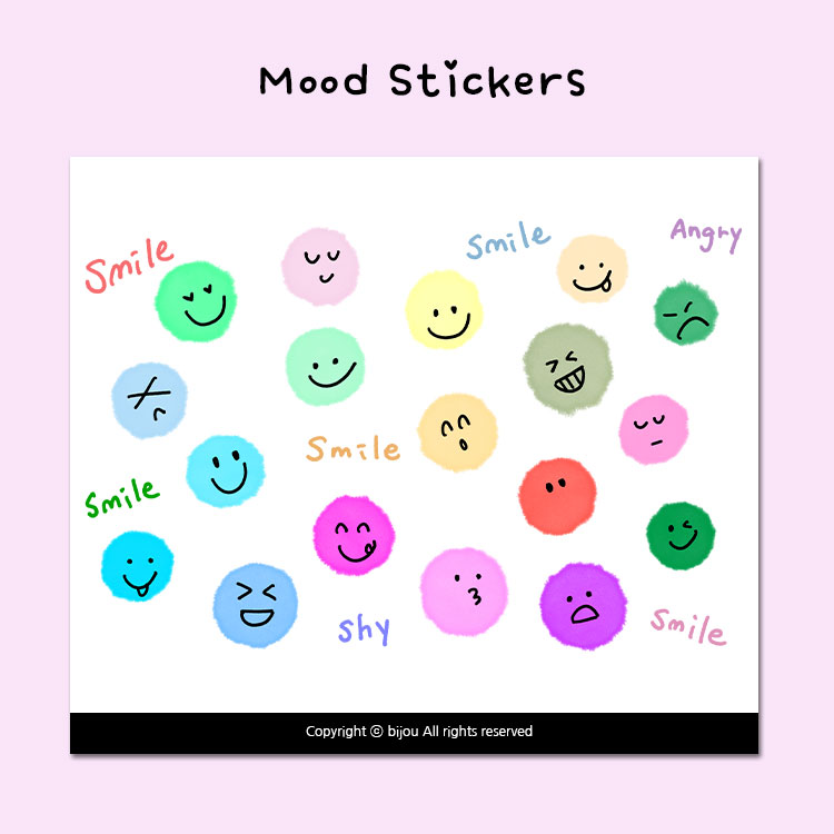 Digital Mood Sticker | Webudding