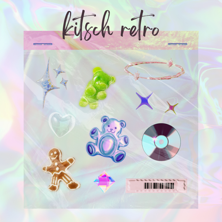 kitsch retro unique Sticker | Webudding