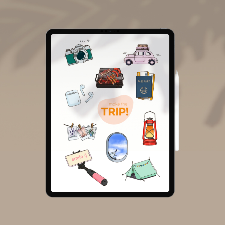 Emotional travel stickers | Webudding