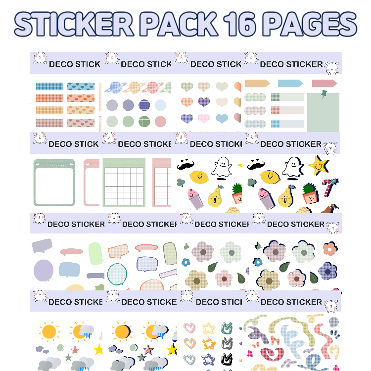DECO STICKER PACK | Webudding