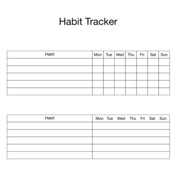 Habit Tracker | Webudding