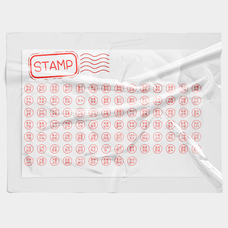 stamping sticker(ver_circle) | Webudding