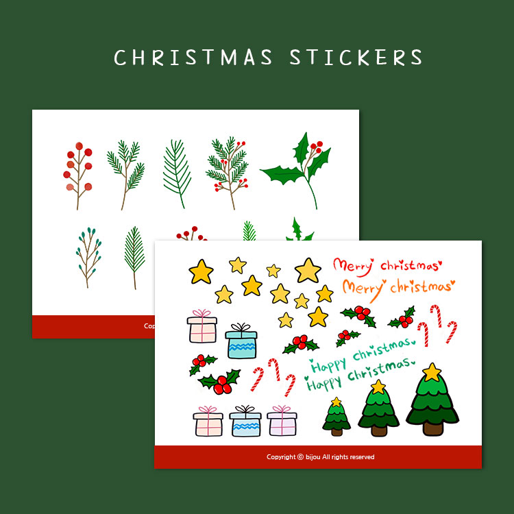 Christmas Decor Stickers | Webudding