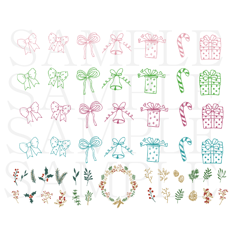 Christmas sticker set | Webudding