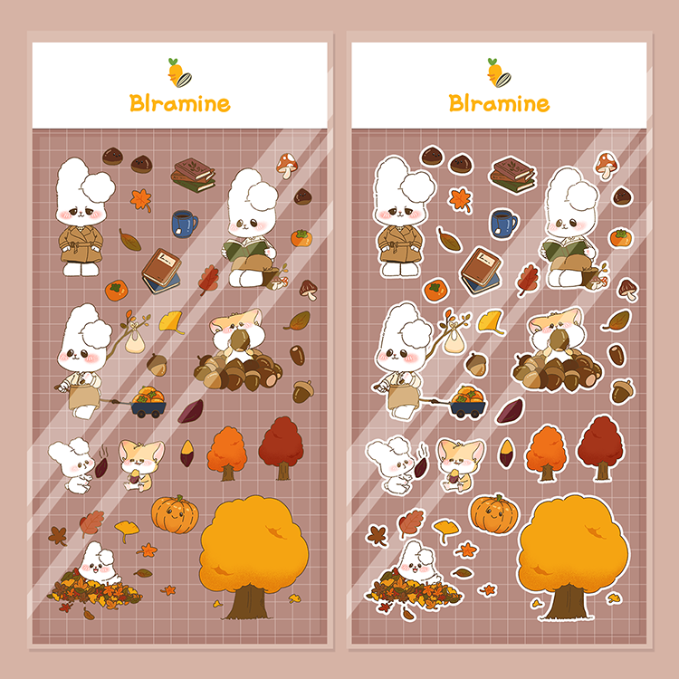 Fall stickers | Webudding